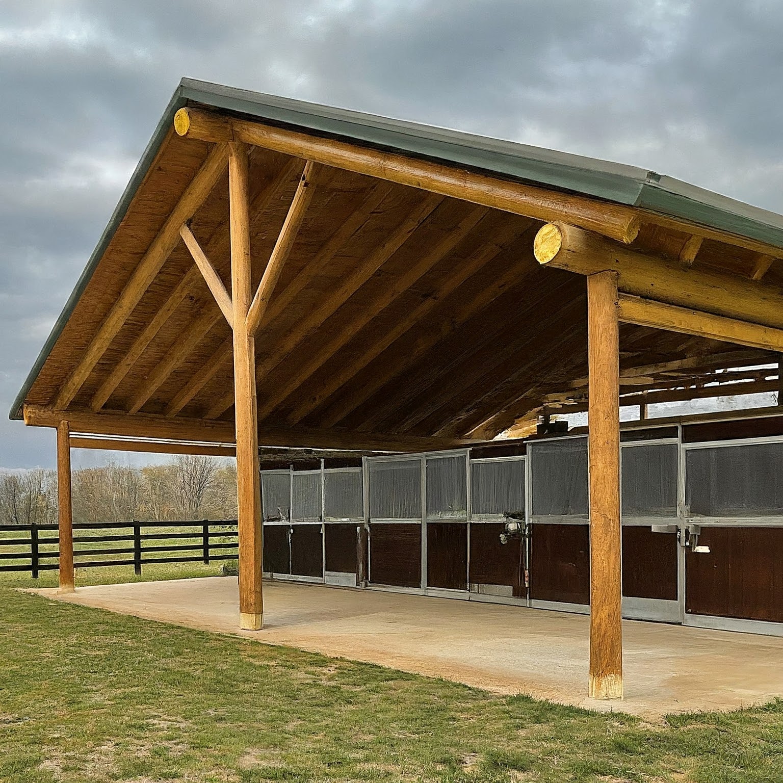 Timber Horse Stable: Choose the best material to construct with.