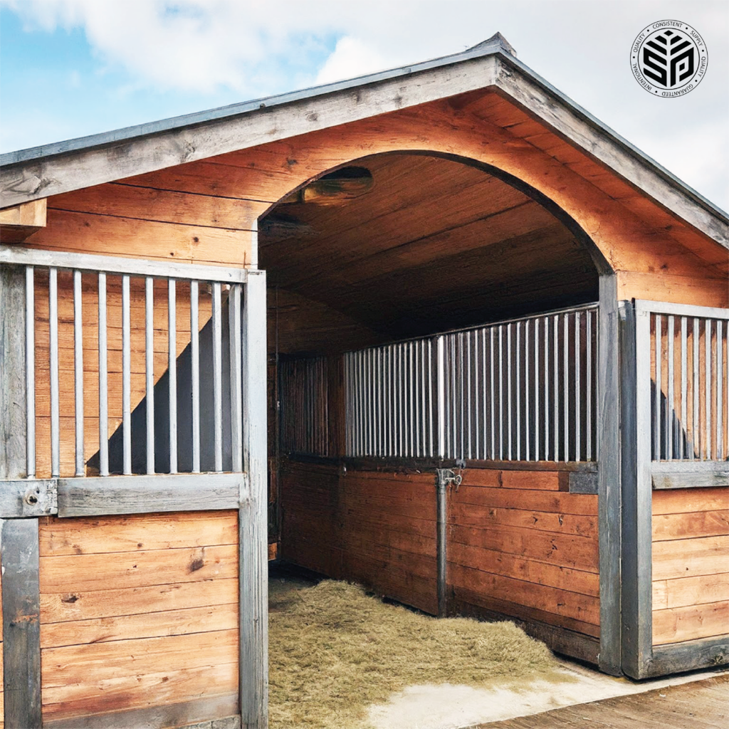 Timber Horse Stable: Choose the best material to construct with.